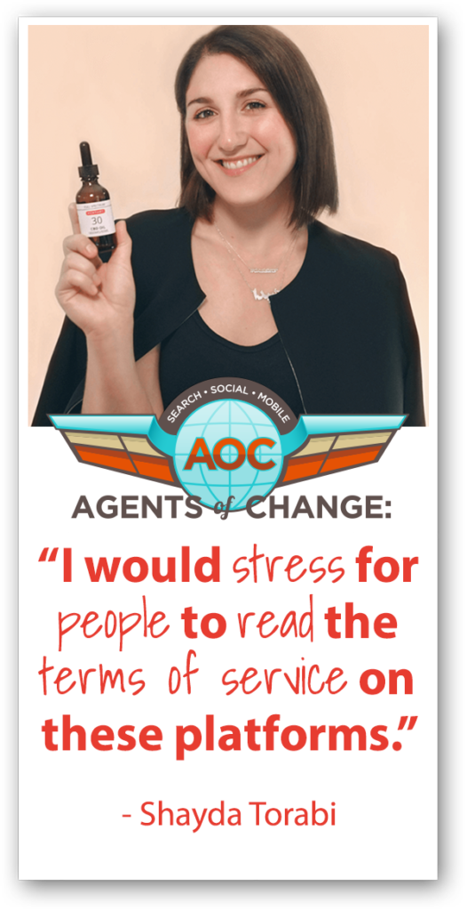 Marketing CBD, Cannabis, and Controversial Products Online - Shayda Torabi