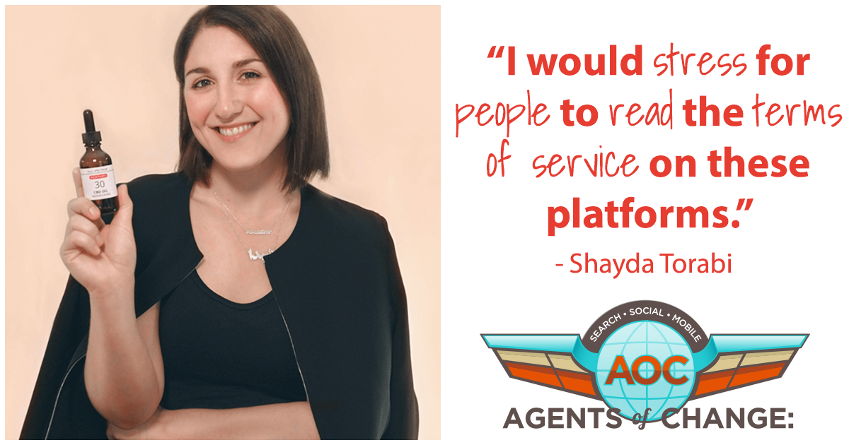 Marketing CBD, Cannabis, and Controversial Products Online - Shayda Torabi